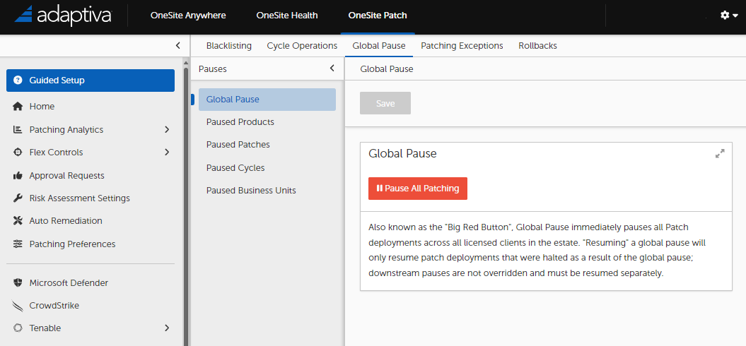 Adaptiva Launches Flex Controls for OneSite Patch, Enabling Users to Instantly Control Patch ...
